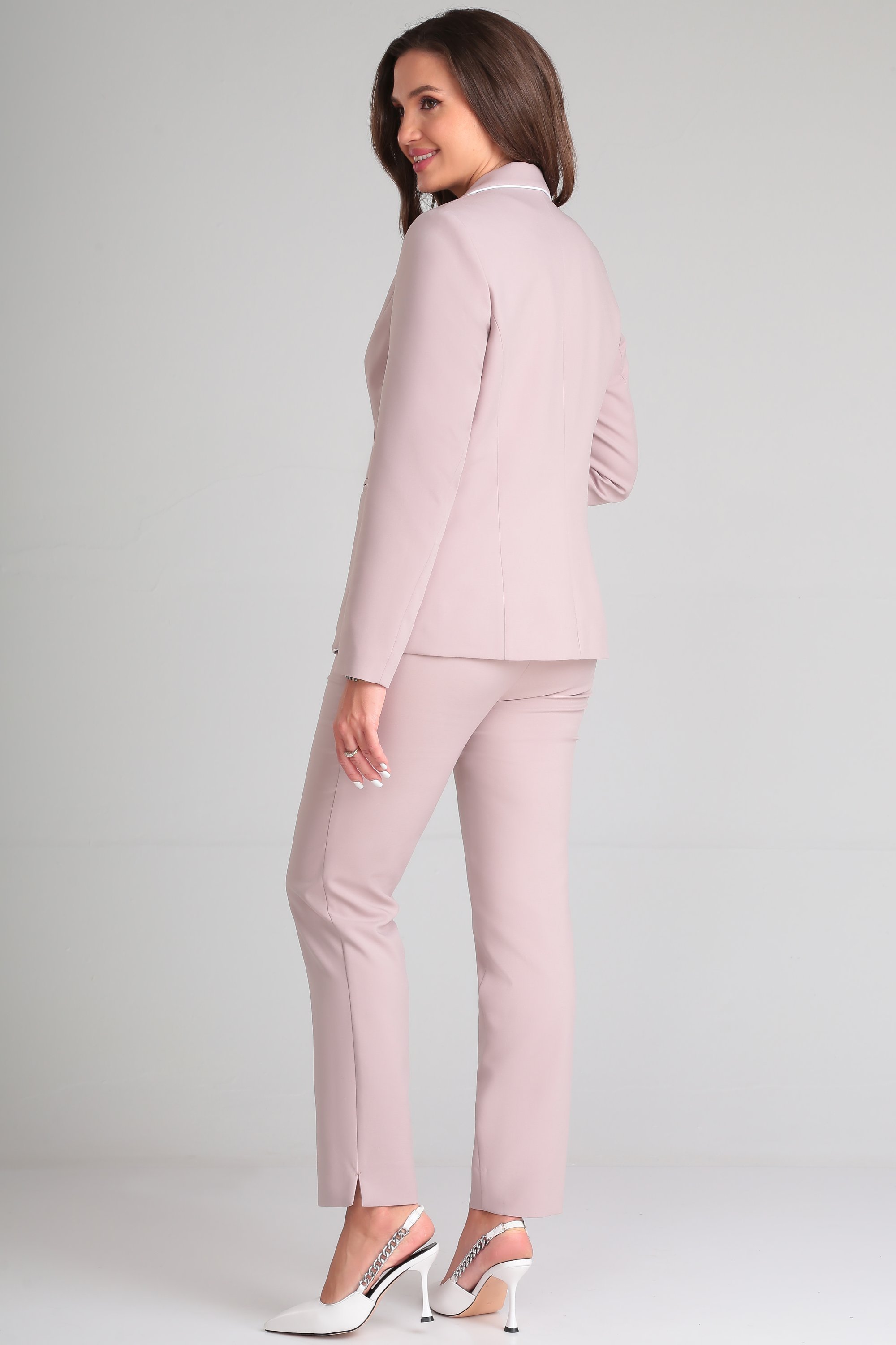 Костюм брючный 32099 бежевый LeNata купить в интернет магазине Велесмода